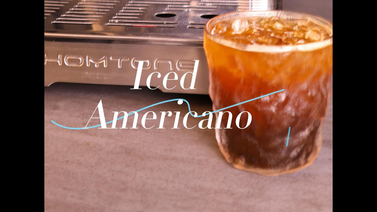 How to make Iced Americano(Recipe)– Homtone