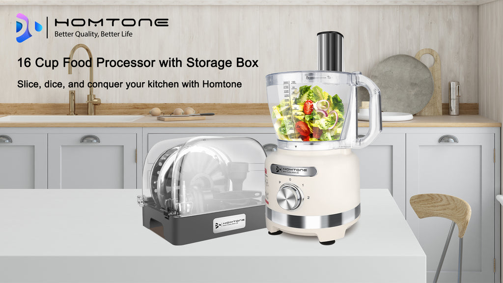 The Complete Homtone Food Processor Walkthrough: Slicing, Dicing, and