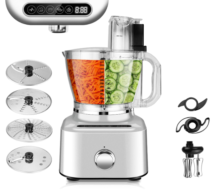 How to Use the Homtone 16 Cup 9-in-1 Food Processor | CY-369 (DS-1226-