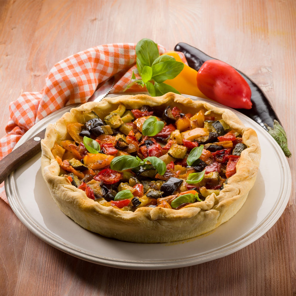 Deep Dish Veggie Delight Pizza | Homtone Pizza Oven | DS-1433-SR